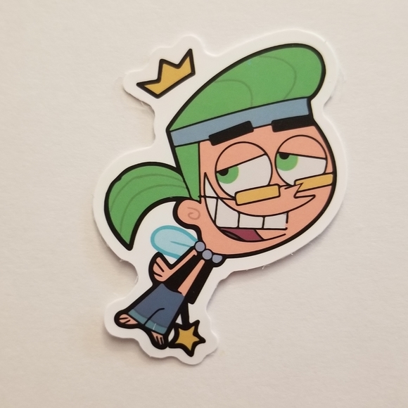Design | 110 Fairly Oddparents Hippie Cosmo Sticker | Poshmark